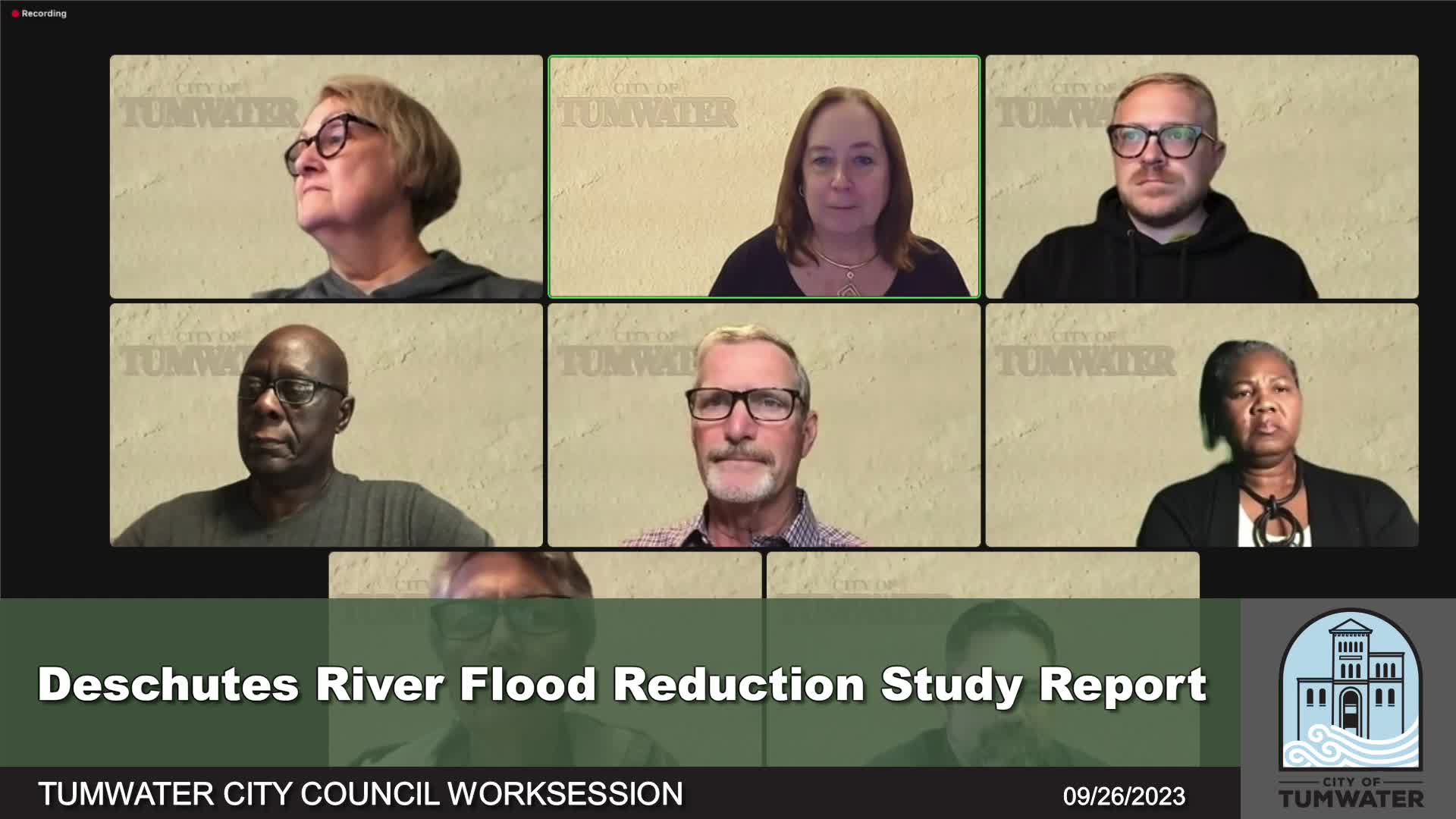 Tumwater City Council Worksession: September 26, 2023